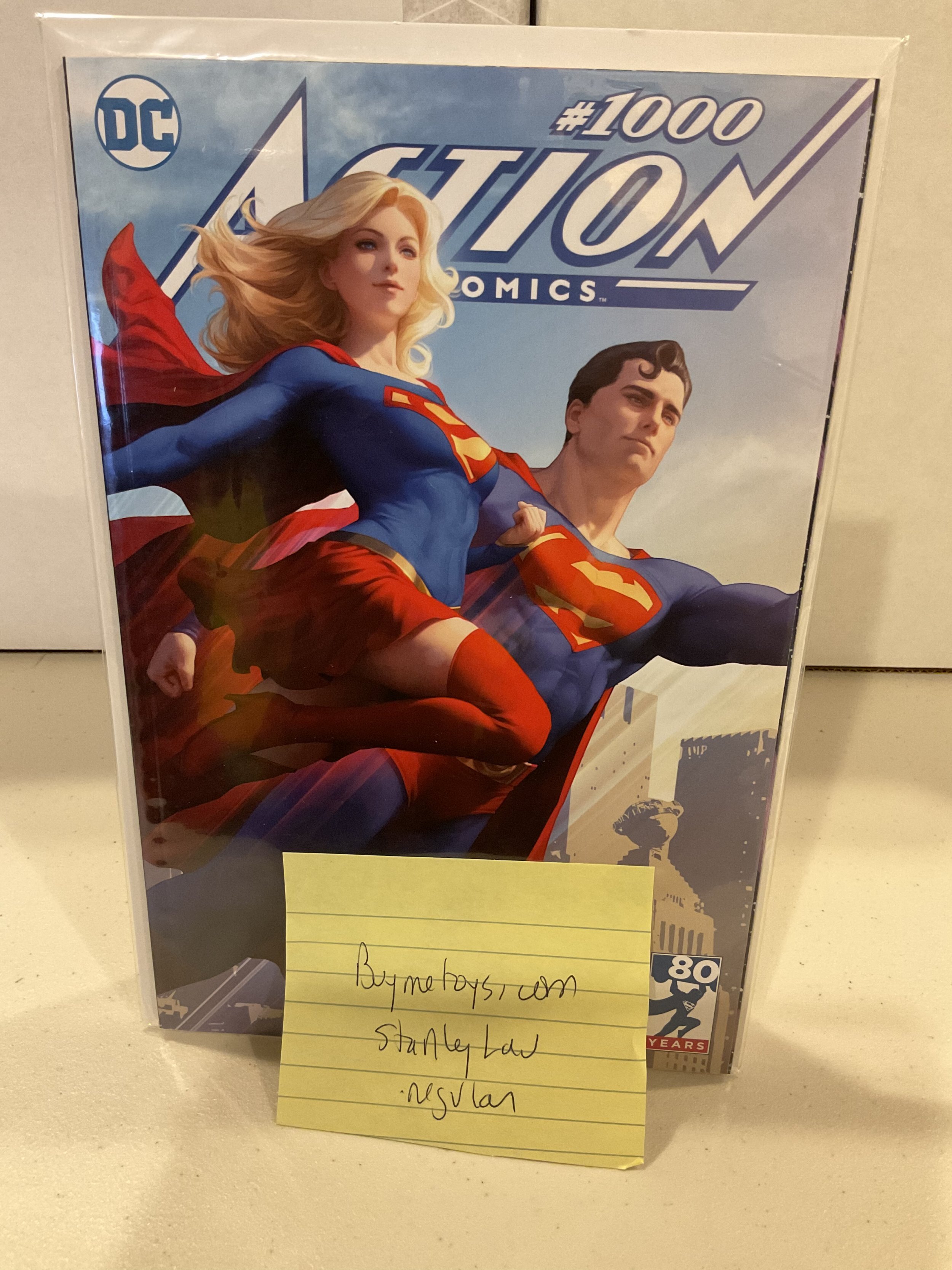 Action Comics 1000 Stanley Artgerm Lau Variant Set! 9.0 (our highest ...