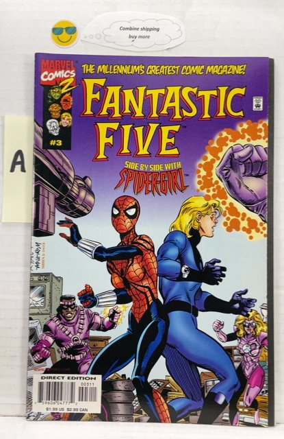 Fantastic Five #3 (1999) A -DeFalco-Lim-Koblish | Comic Books - Modern Age, Marvel, Superhero ...