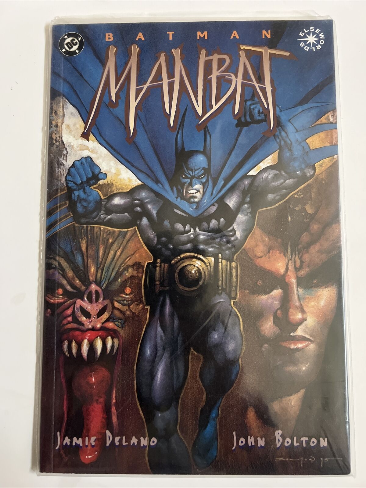 1995 DC Detective Comics/Elseworlds - Batman Manbat #1 2 + 1975 Manbat ...