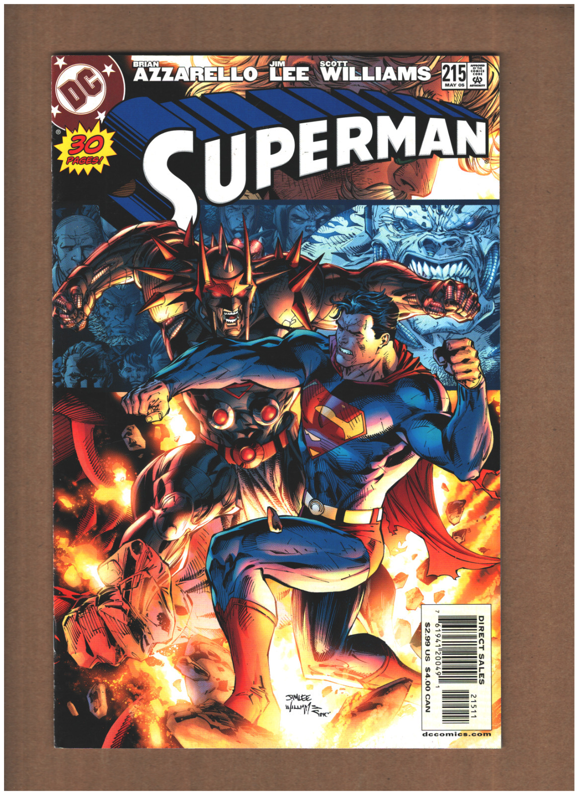 Superman #215 DC Comics 2005 Jim Lee Brian Azzarello VF 8.0 | Comic ...
