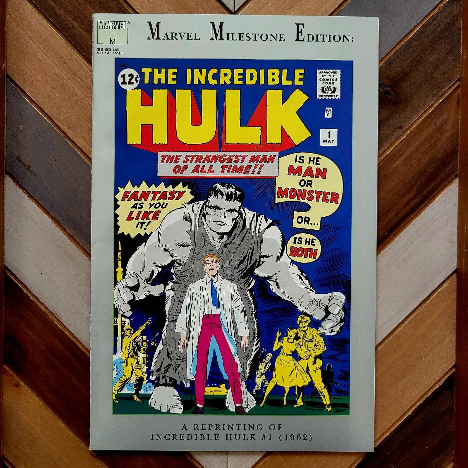 Marvel Milestone Edition: INCREDIBLE HULK #1 FN/VF (1991) Classic Jack ...