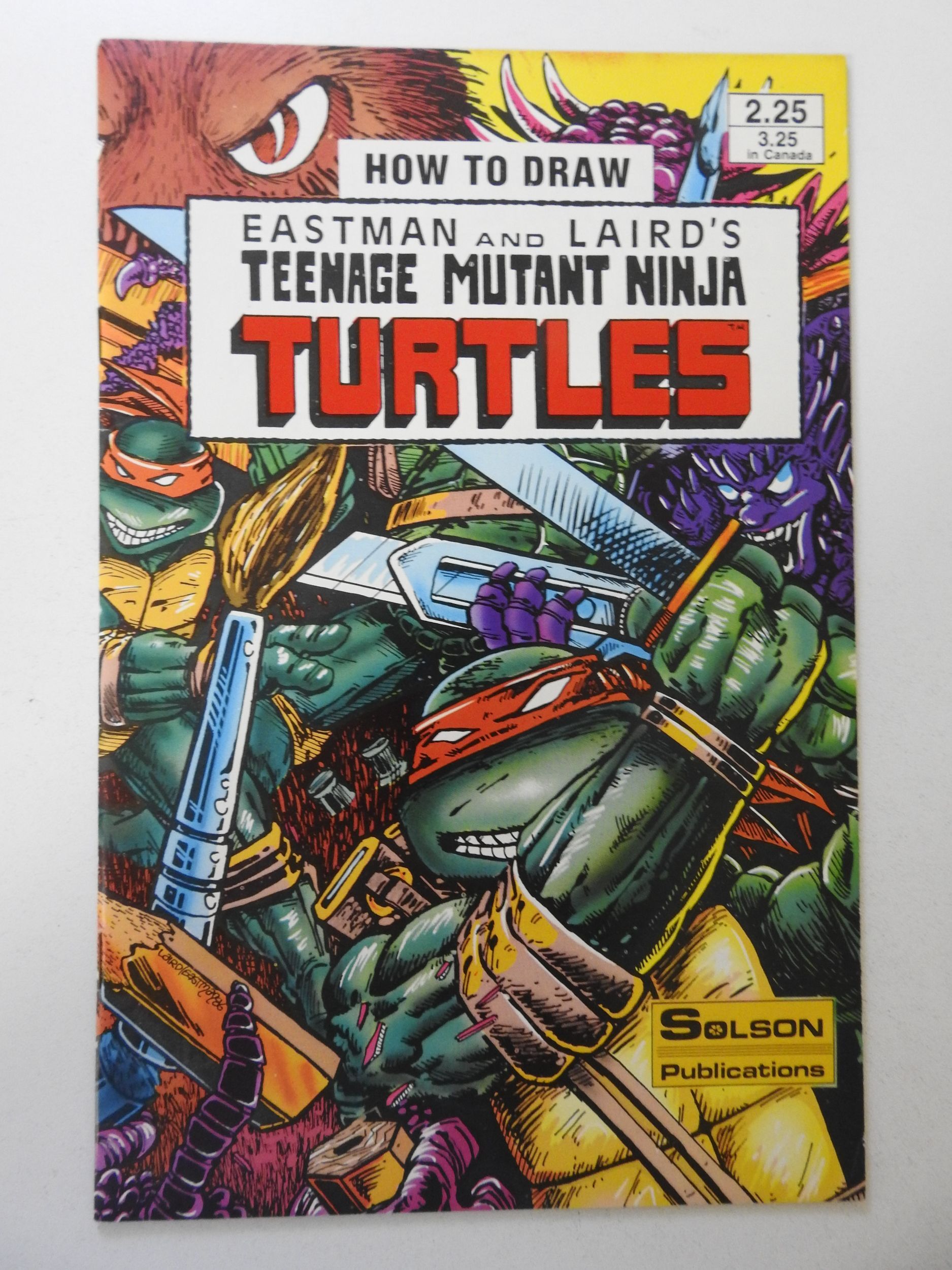 How to Draw Teenage Mutant Ninja Turtles (1986) FN/VF Condition ...