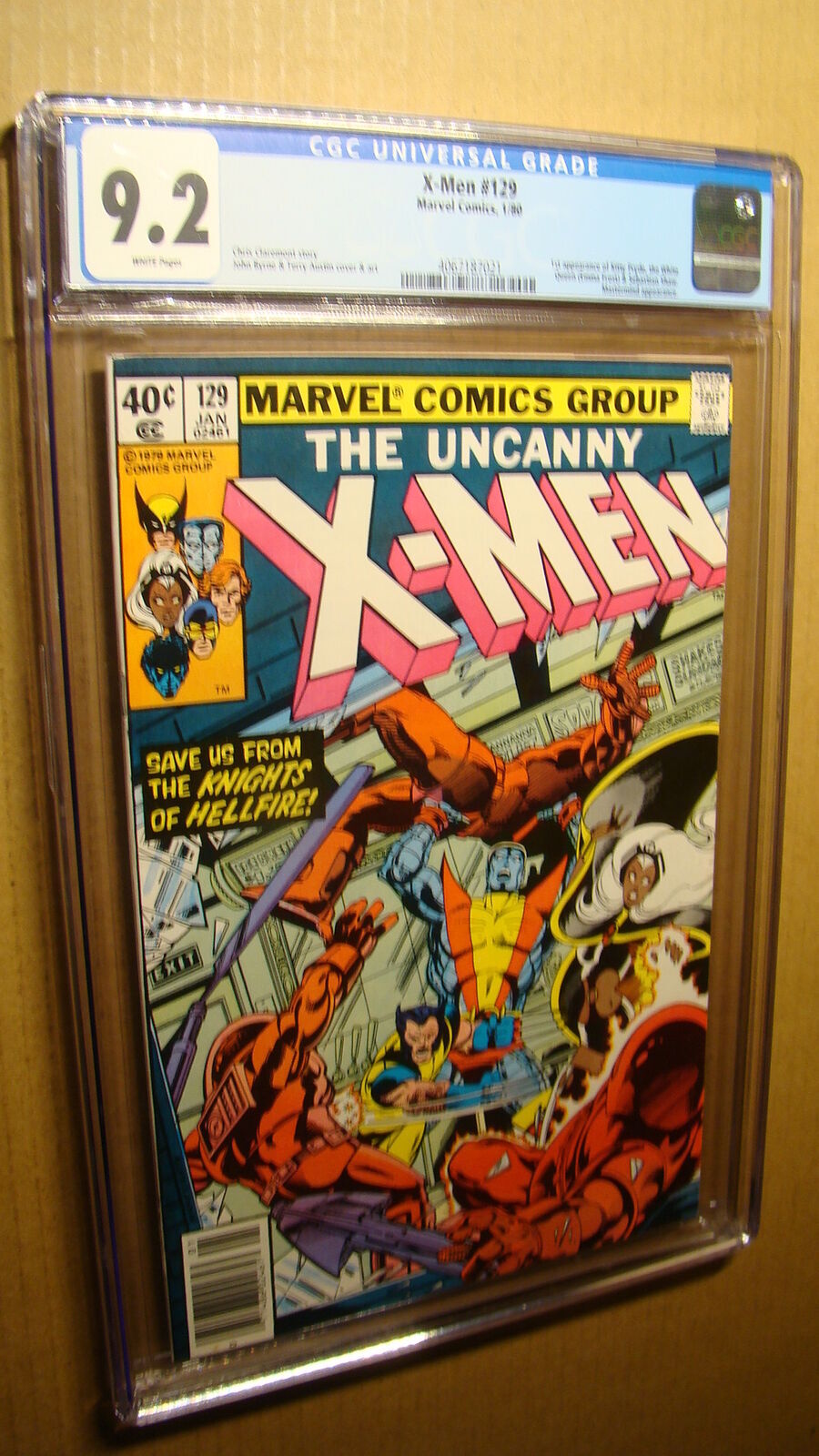 X-Men 129 *Cgc 9.2 White Pages* 1st Kitty Pryde APP White Queen Byrne ...