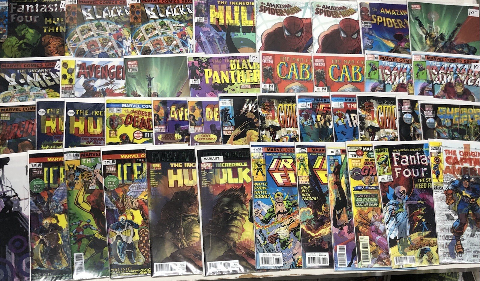 Marvel Legacy Set (2001) Lenticular Set of 41 Comics • Saladin Ahmed ...
