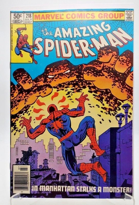 The Amazing Spider-Man #218 (1981) Frank Miller, DEATH OF MUD-THING ...