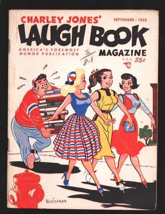 Charley Jones' Famous Laugh Book Magazine 9/1952-Headlight cover by Al ...