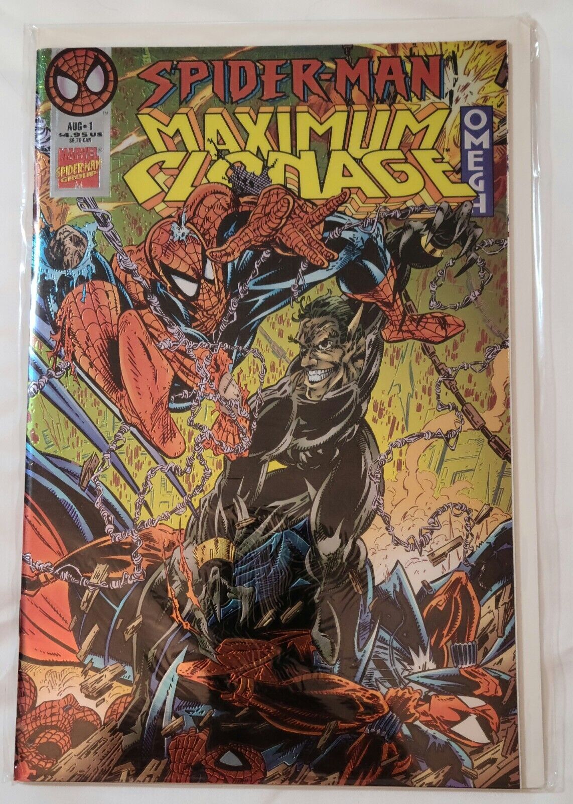 Spider-Man Maximum Clonage Omega #1 (Marvel 1995) NM | Comic Books - Modern Age, Marvel, Spider ...