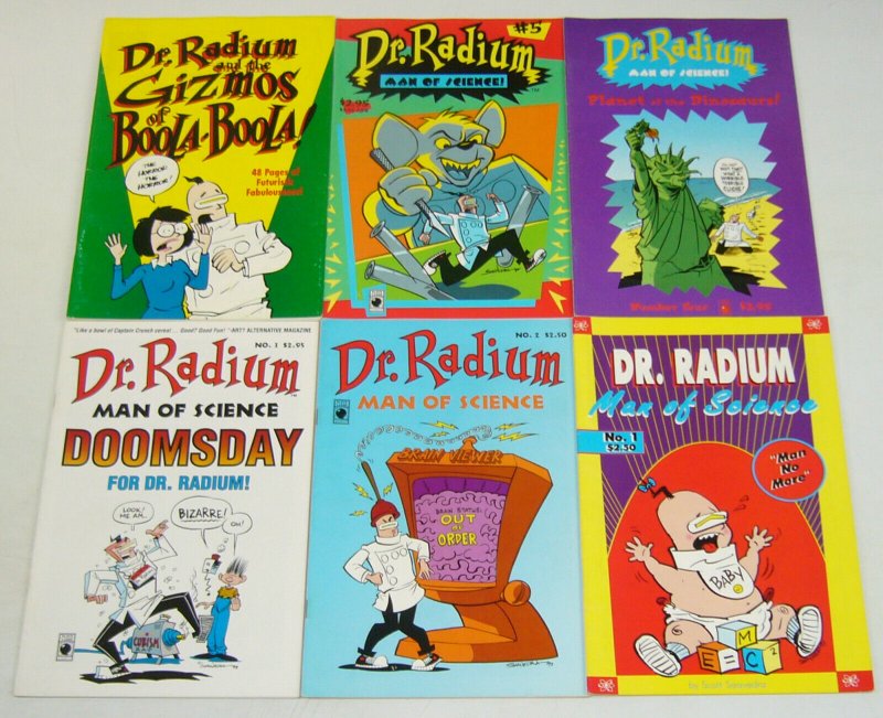 Dr. Radium, Man of Science #1-5 complete series + gizmos of boola ...