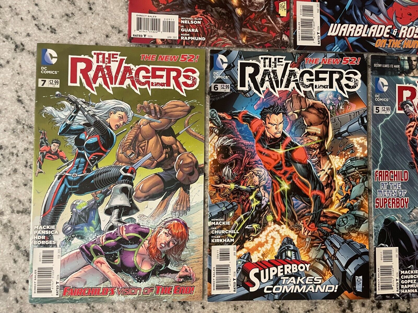 5 The Ravagers DC Comic Books # 5 6 7 8 9 Superman Batman Flash Aquaman ...