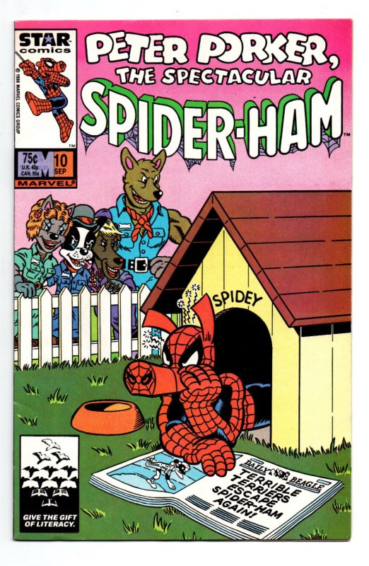 Peter Porker, The Spectacular Spider-Ham #10 - Star Marvel - 1986 - FN ...