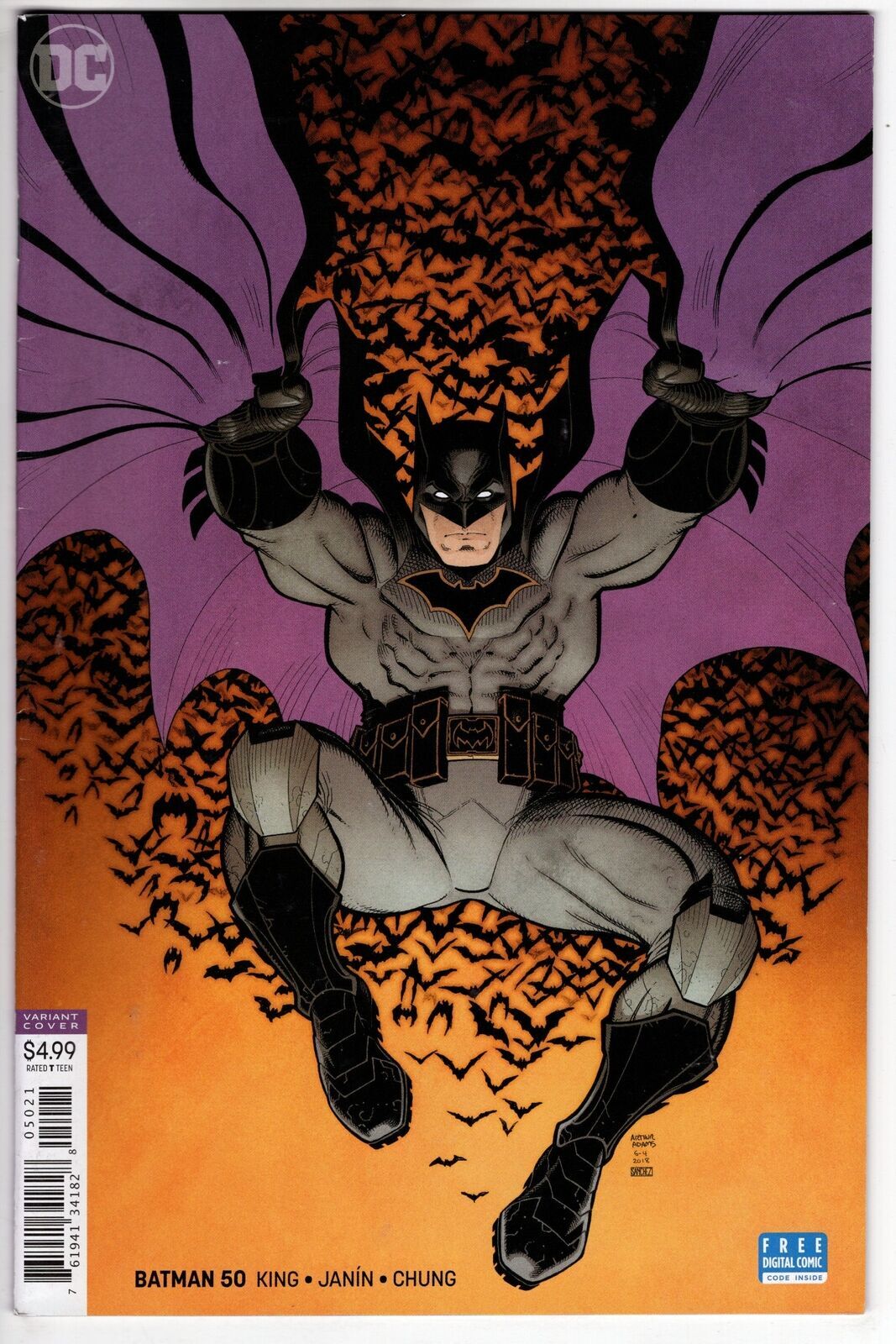 Batman #50 Arthur Adams VAR ED | Comic Books - Modern Age, Batman ...