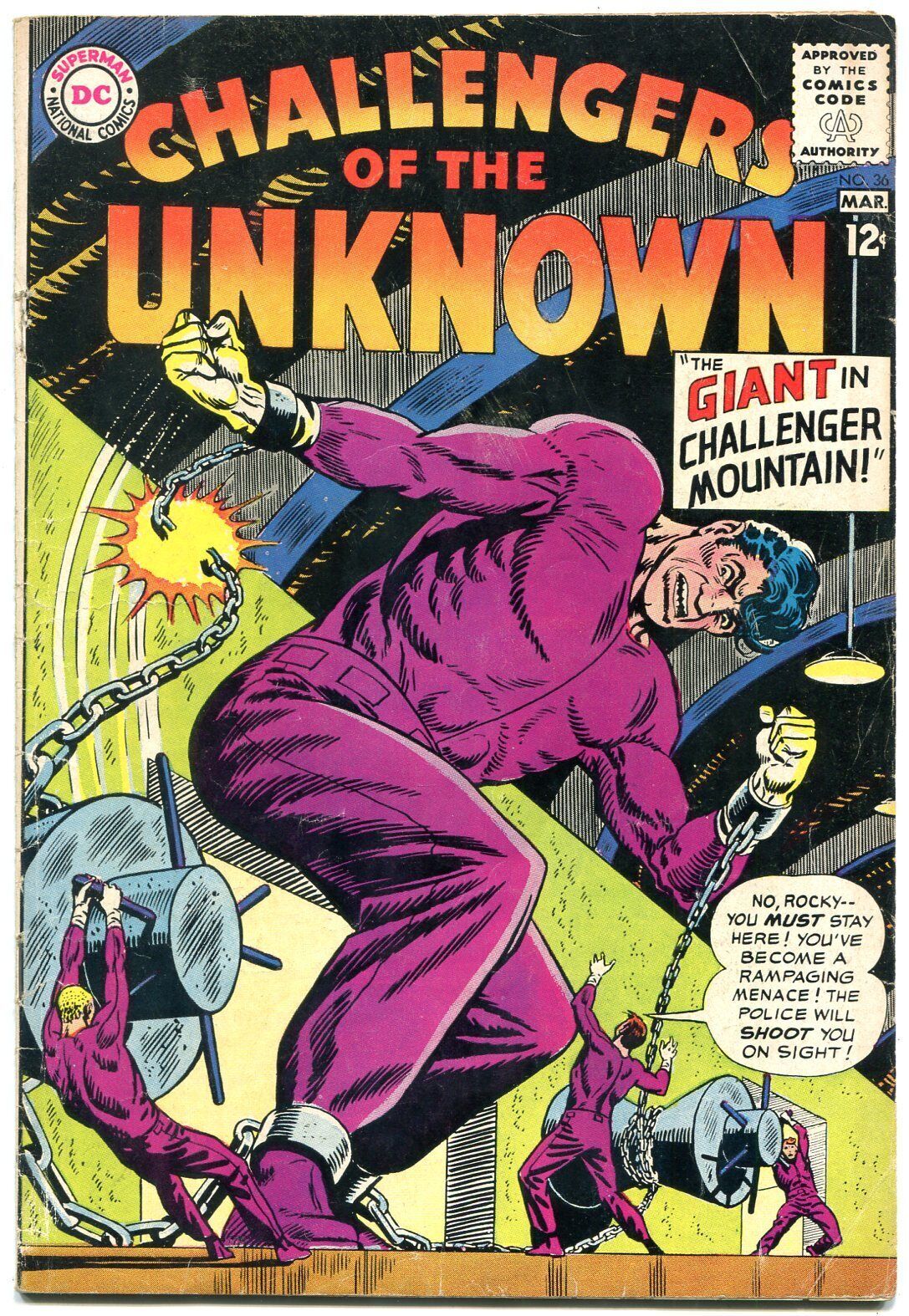 Challengers Of The Unknown--#36--COMIC BOOK--DC--VG | Comic Books ...