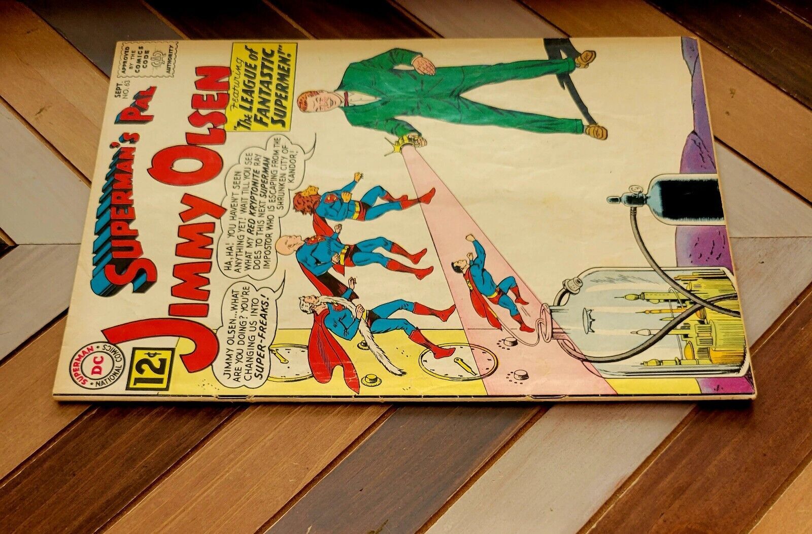 SUPERMANS PAL JIMMY OLSEN #63 VG (DC 1962) League Of Super-Villains ...