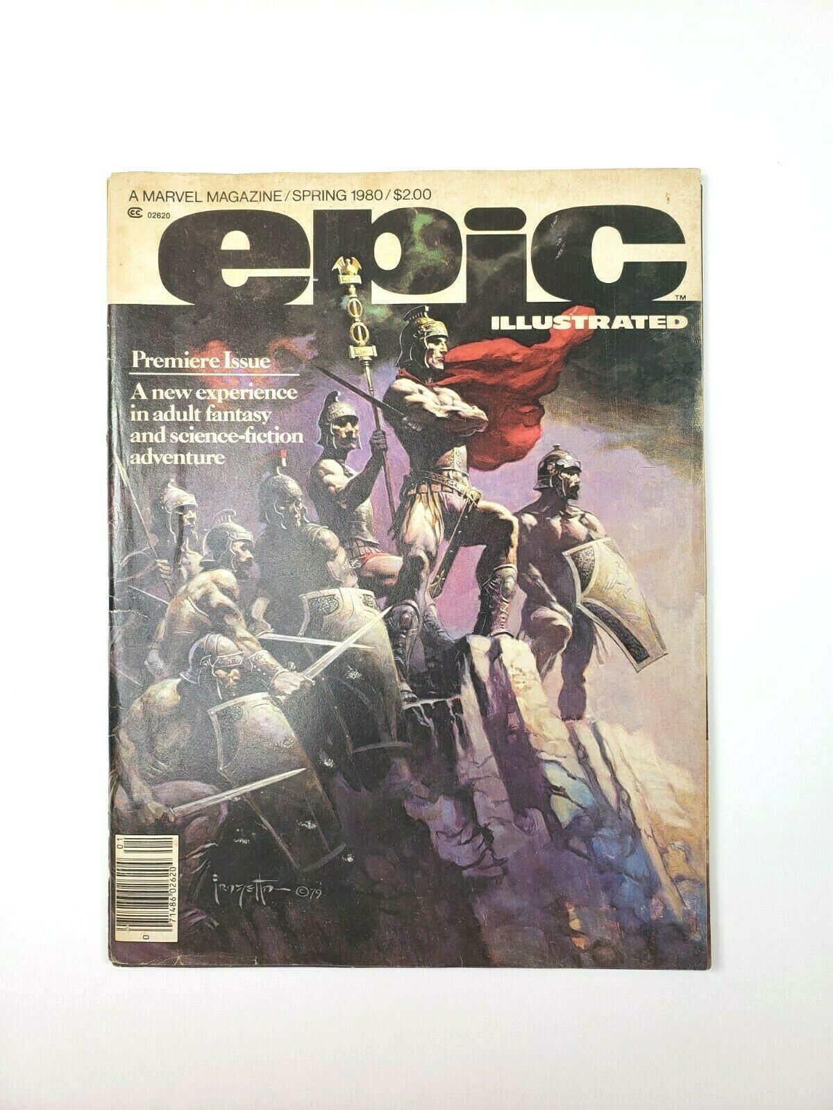 EPIC ILLUSTRATED #1 Marvel Comic Magazine 1980 Frazetta cover | Comic ...