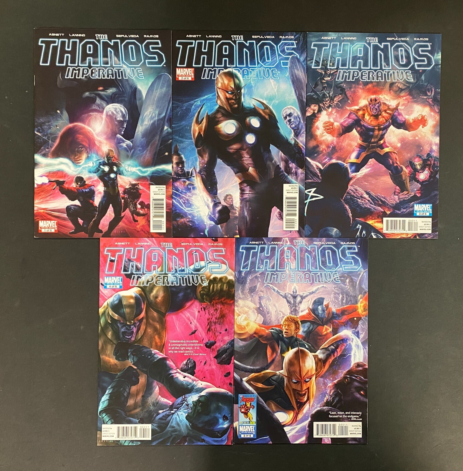 The Thanos Imperative #'s 1 2 3 4 5 6 + Sourcebook + Devastation ...