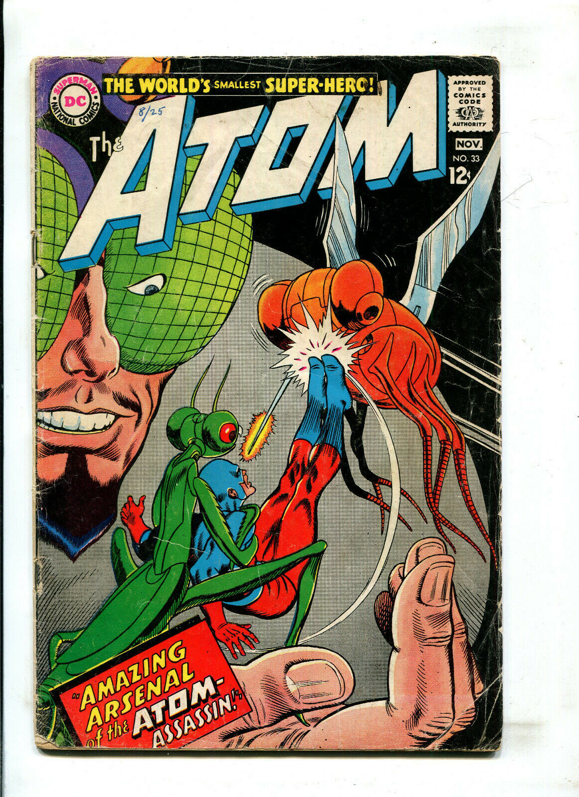 The Atom #33 - Amazing Arsenal of the Atom-Assassin! (2.5) 1967 | Comic ...