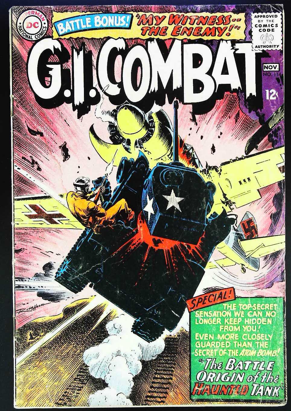 G.I. Combat (1957 series) #114, VG (Actual scan) | Comic Books - Silver ...