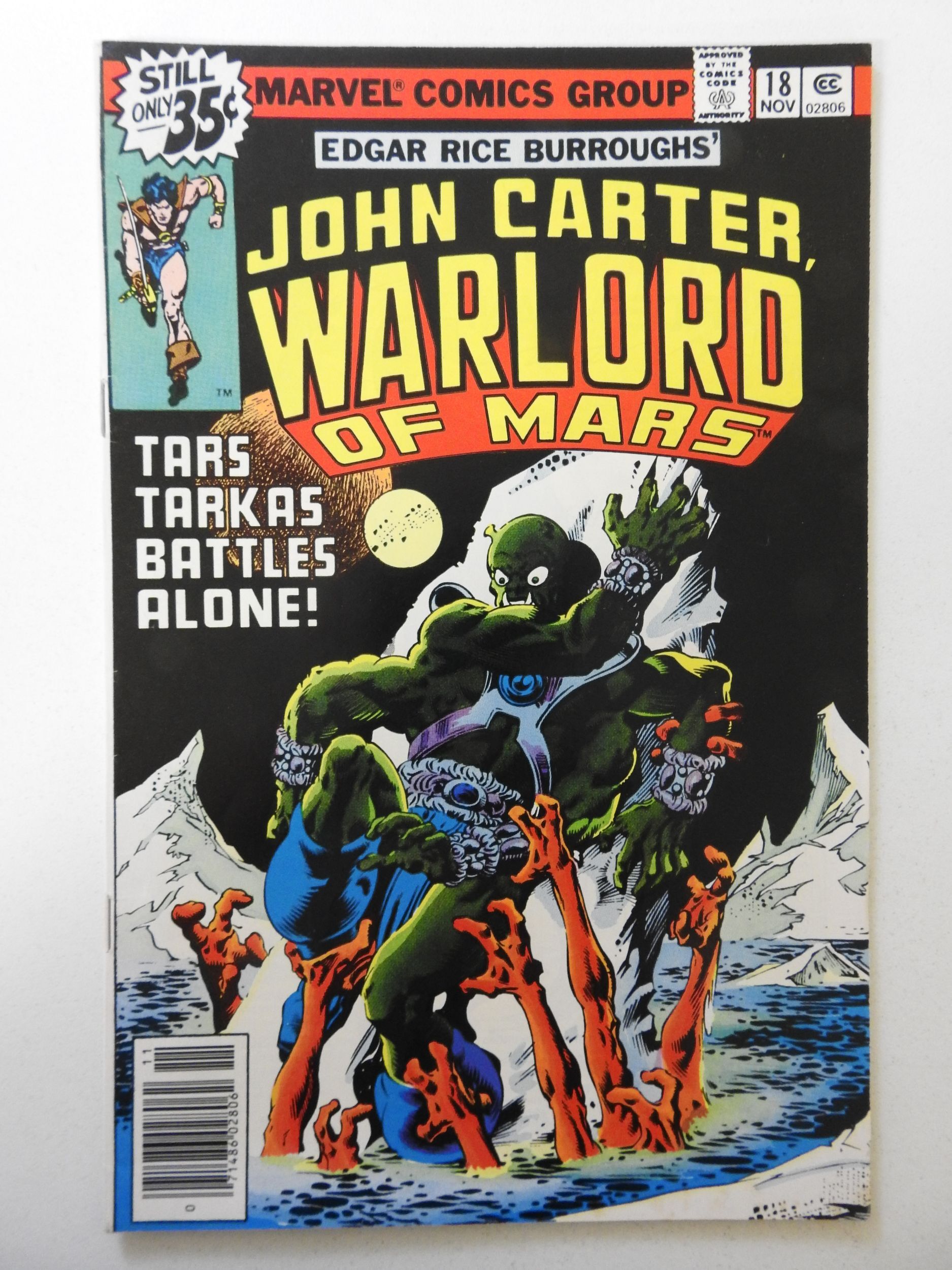 John Carter Warlord of Mars #18 (1978) FN+ Cond! 1st Frank Miller ...
