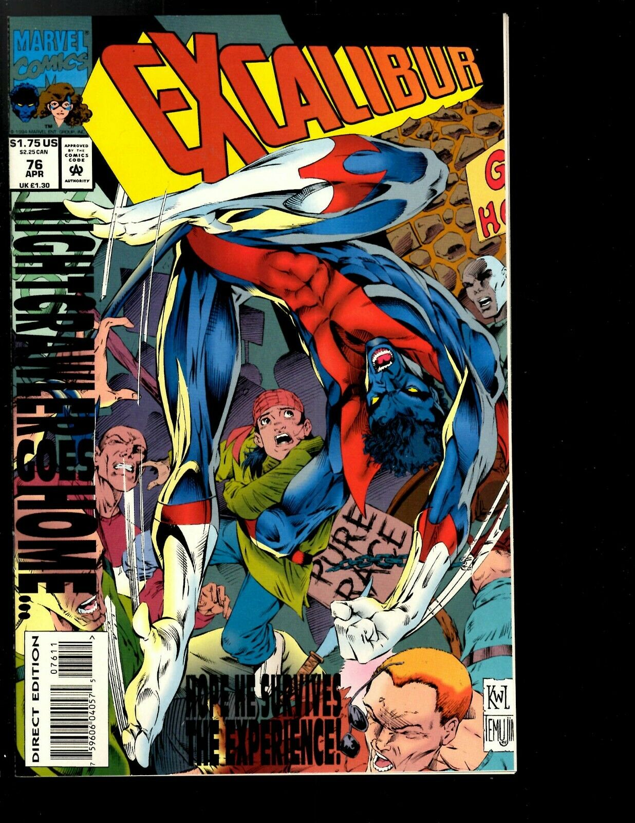 12 Excalibur Deluxe Marvel Comics # 73 74 75 76 77 78 79 80 81 82 83 84 ...