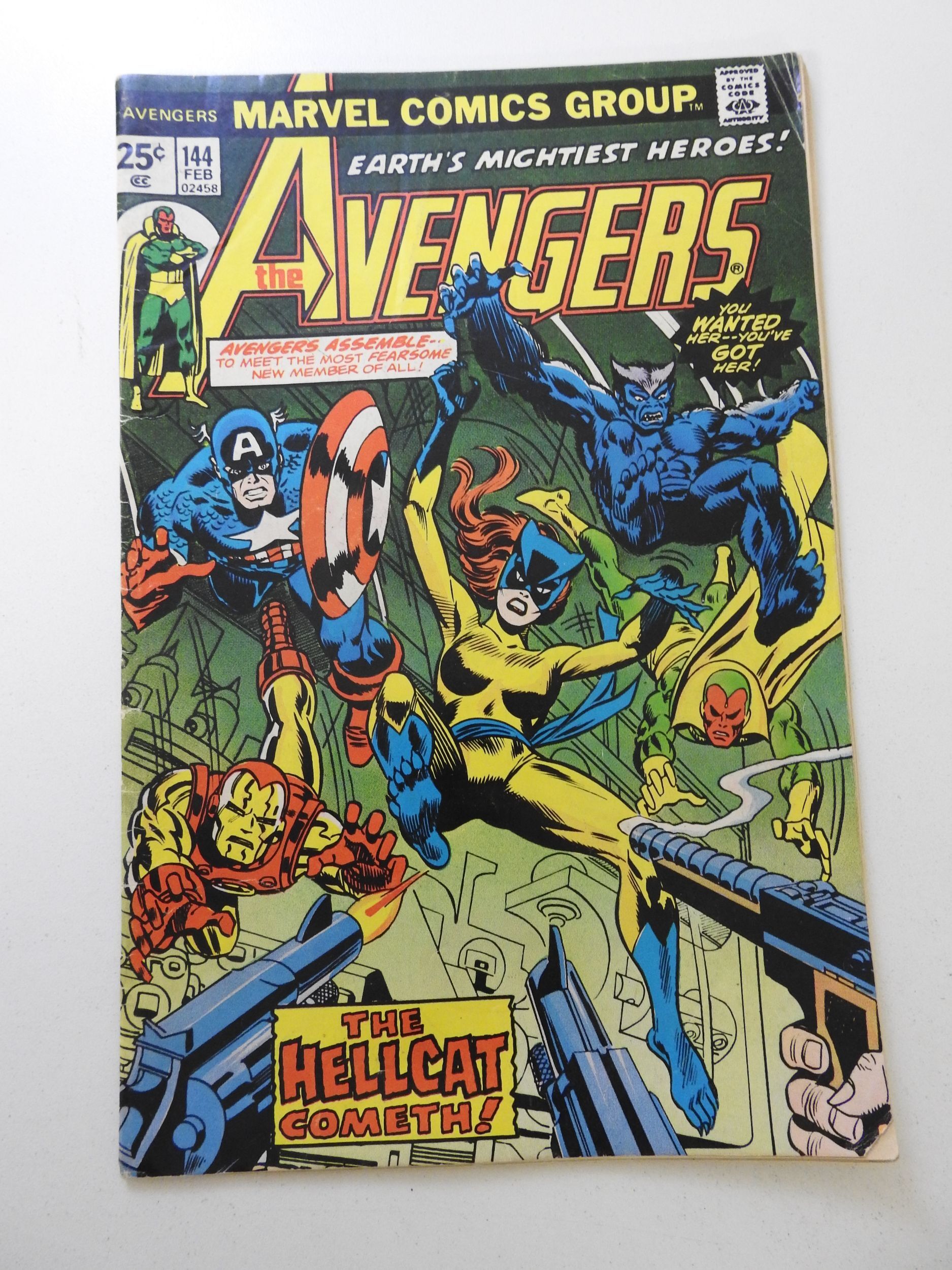 The Avengers #144 (1976) Solid Fair/Good Condition! MVS Missing! 1st ...
