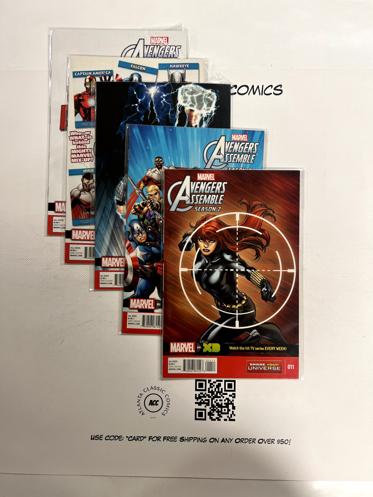 5 Avengers Assemble Marvel Comic Books # 8 9 10 11 Avengers Defenders ...