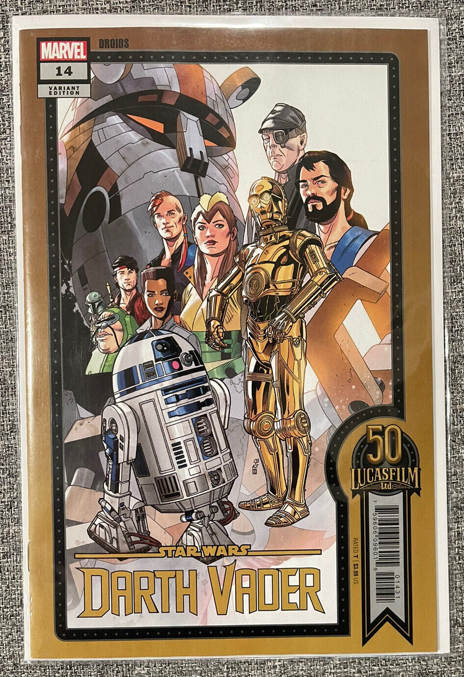 Star Wars: Darth Vader #14C & #18C Variant 50th Anniversary Marvel ...