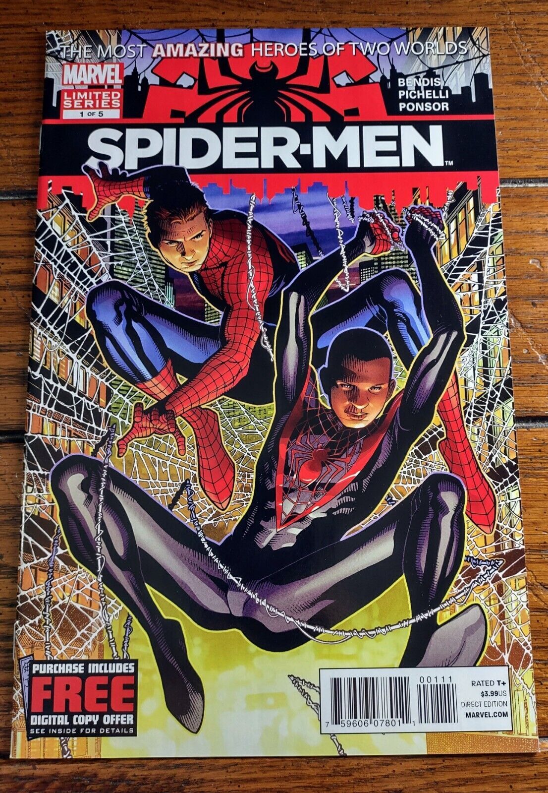 Spider-Men 1 2012 NM First Print 1st Peter Parker & Miles Morales KEY ...