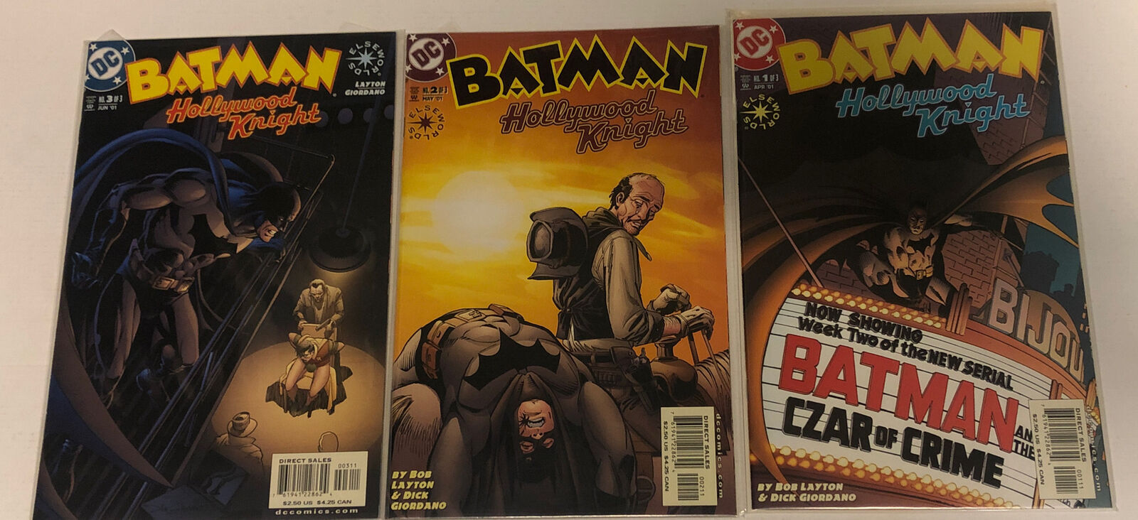 Batman: Hollywood Knight(2001) # 1-3 VF/NM Complete Set ~ Dc Comics ...