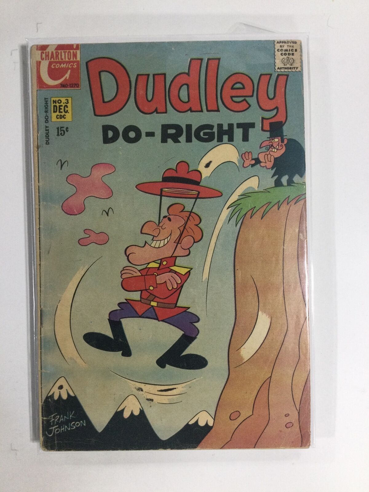 Dudley Do-Right #3 (1970) FN3B119 FINE FN 6.0 | Comic Books - Bronze Age, Charlton, Humor/Satire ...