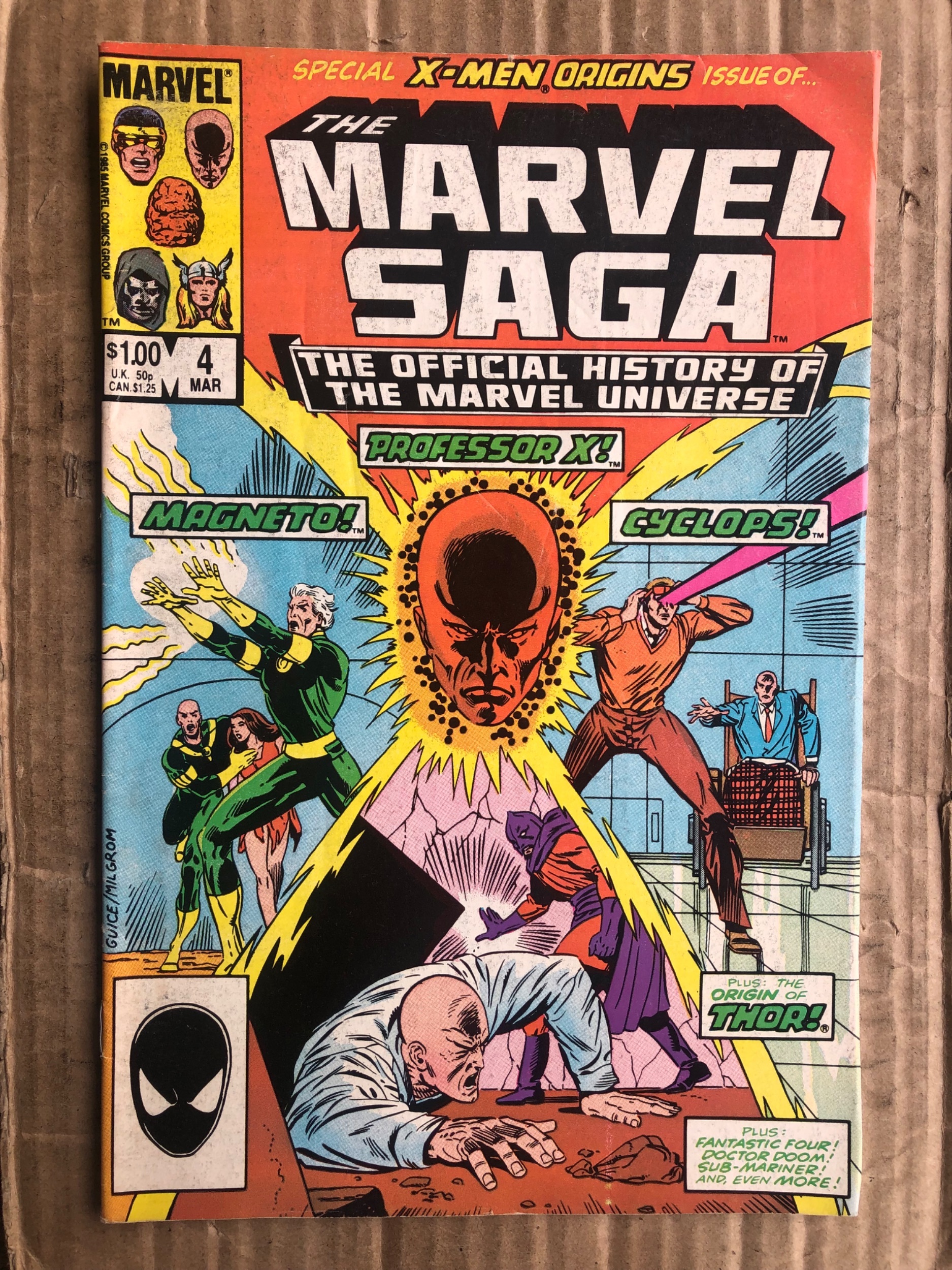 The Marvel Saga The Official History of the Marvel Universe #4 (1986 ...