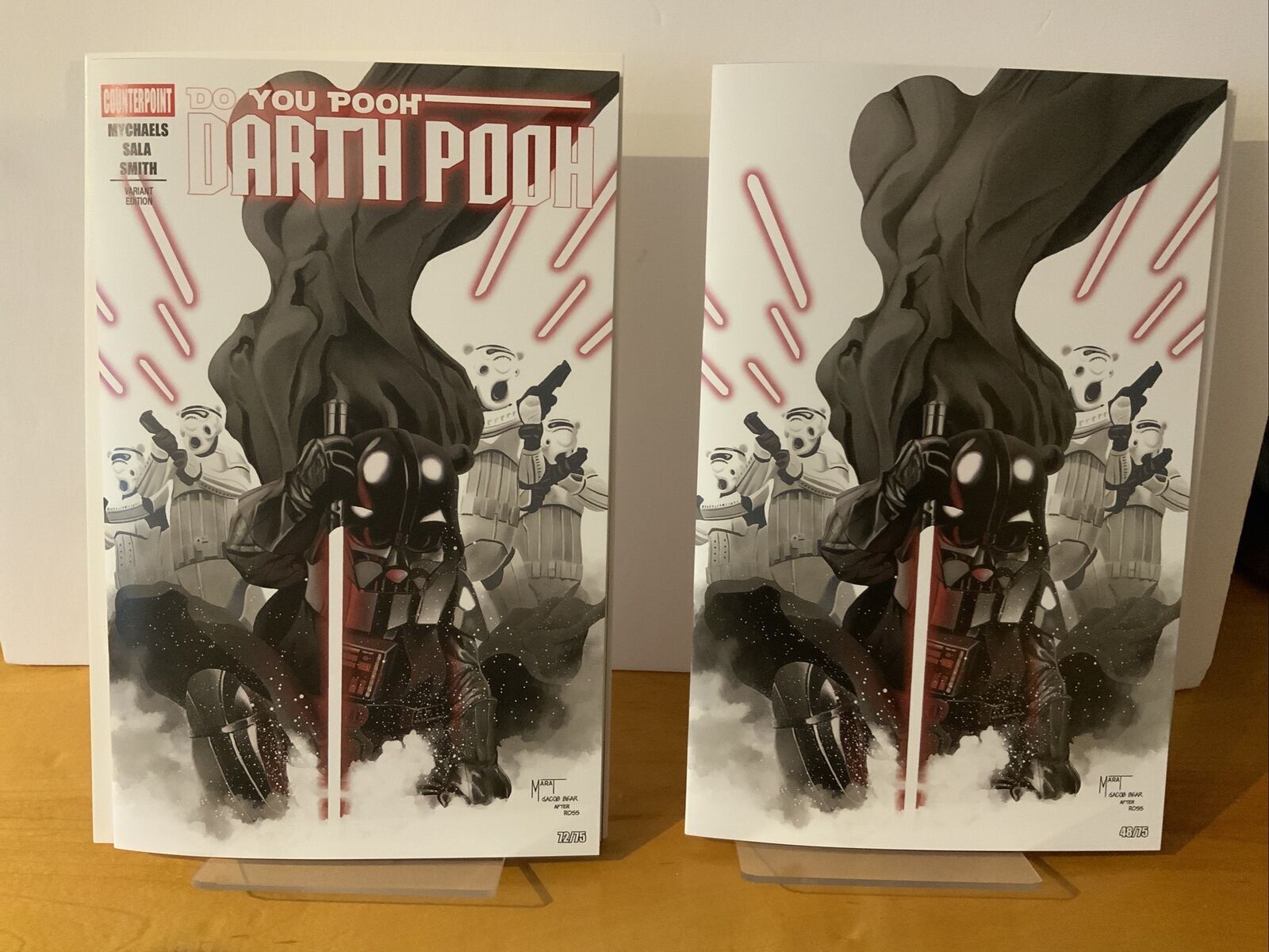 Do You Pooh Darth Pooh Set Trade/Virgin, Star Wars Alex Ross Homage NM ...