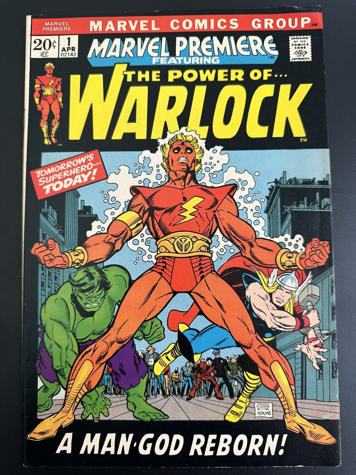 Marvel Premiere #1 FN/VF 1st Appearance Him as Adam Warlock (Marvel ...