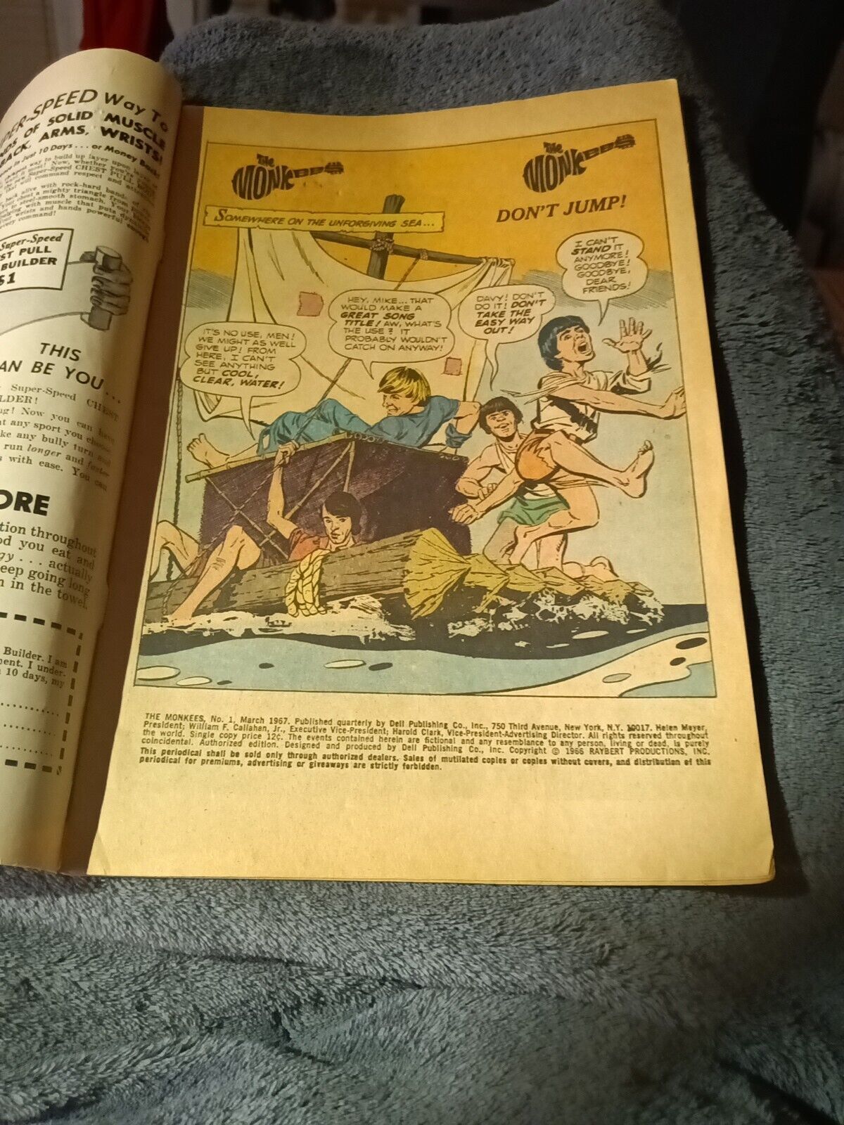 The Monkees #1 Dell Comics Comic Book 1967 Silver Age Music Photo Cover ...