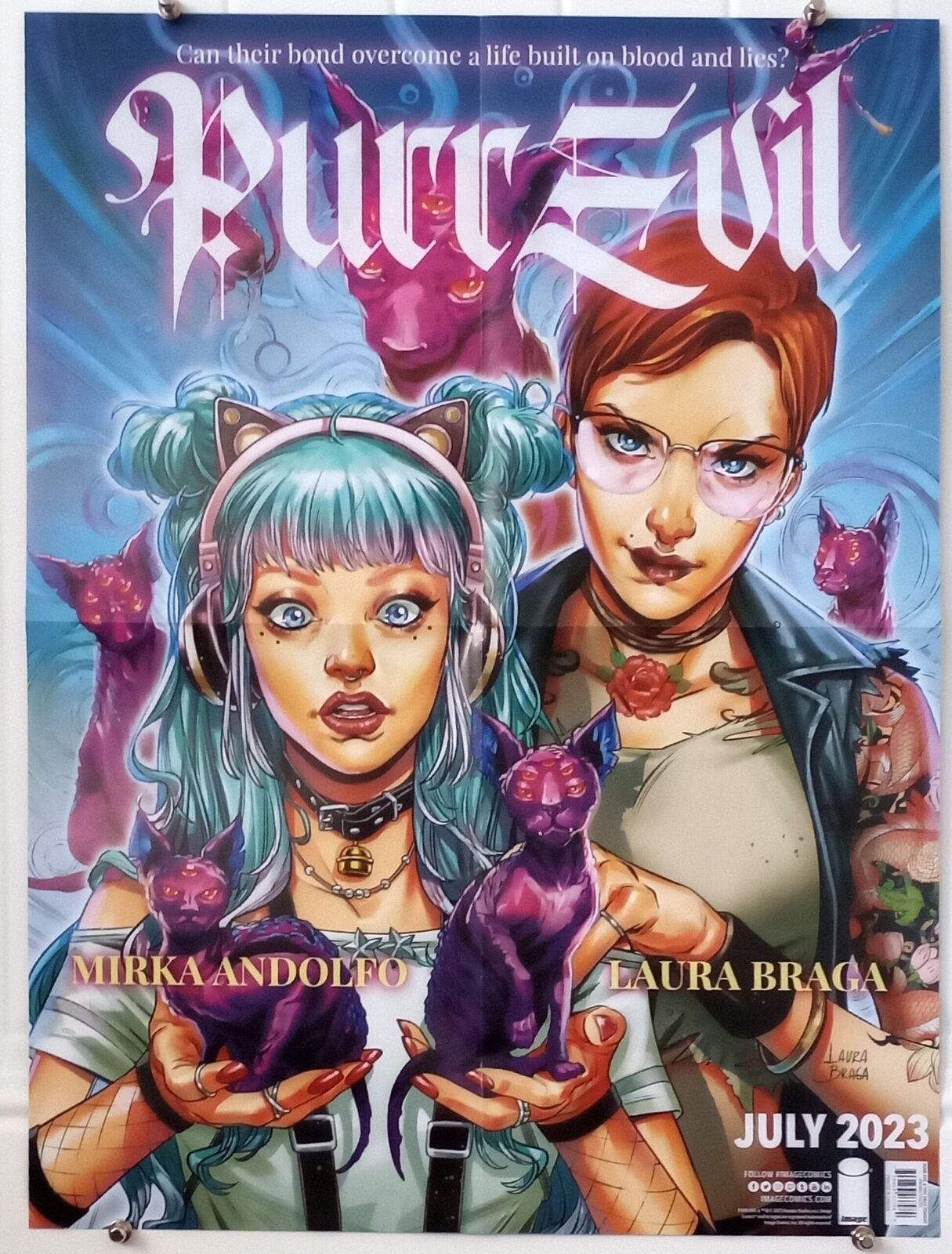 Pure Evil This Ends Tonight 18 x 23 Folded Promo Poster Image (2023 ...