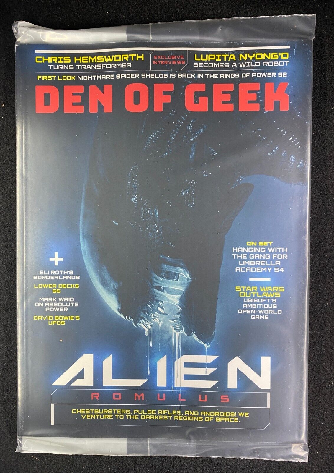 Den of Geek Magazine "Alien: Romulus" Terminator Preview July 2024 ...