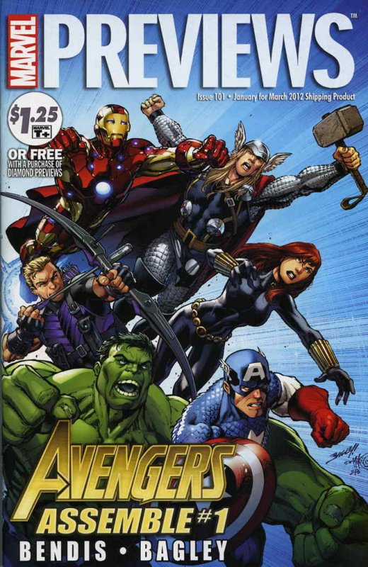 Marvel Previews #101 VF ; Marvel | Avengers Assemble | Comic Books ...