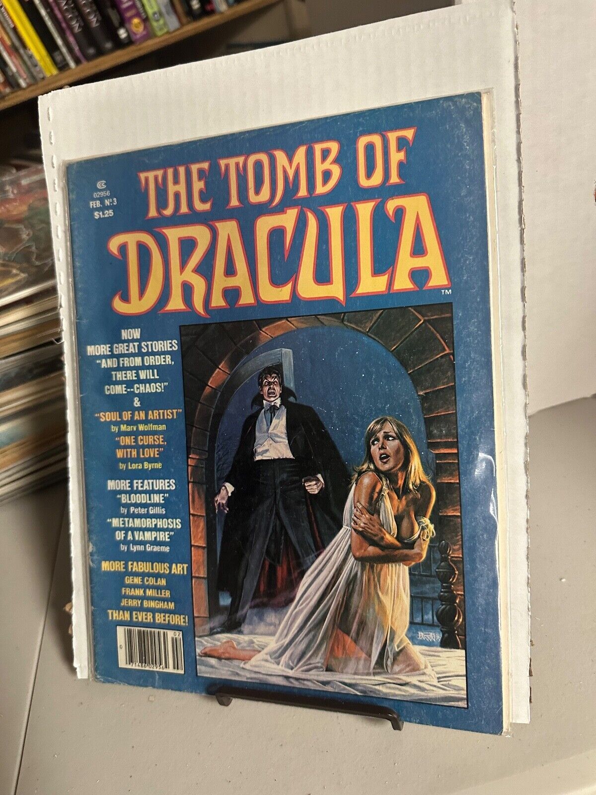 1980 THE TOMB OF DRACULA Magazine #3 Gene Colan / Frank Miller | Comic ...