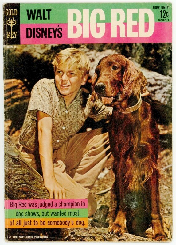 Walt Disney’s Big Red VG 4.5 Gold Key 1962 Silver Age Photo Covers ...