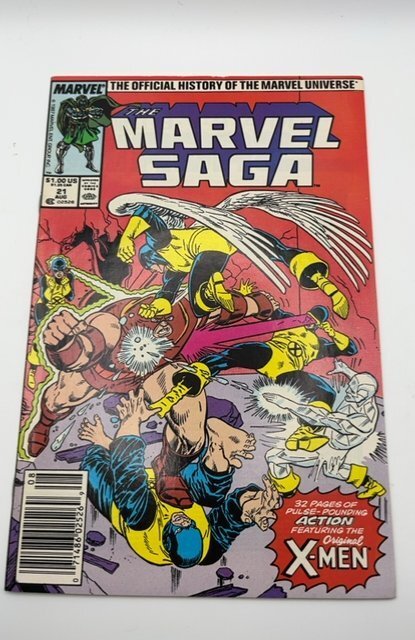 The Marvel Saga The Official History of the Marvel Universe #21 (1987 ...
