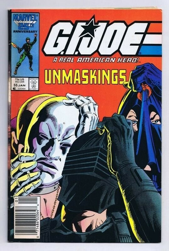 GI Joe #55 ORIGINAL Vintage 1987 Marvel Comics | Comic Books - Copper ...