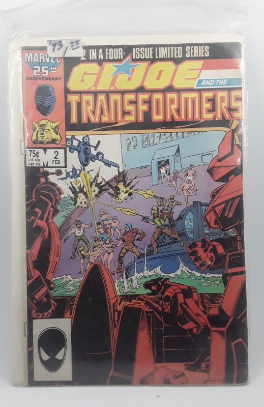 G.I. Joe and the Transformers #2 Direct Edition (1987) G.I. Joe | Comic ...