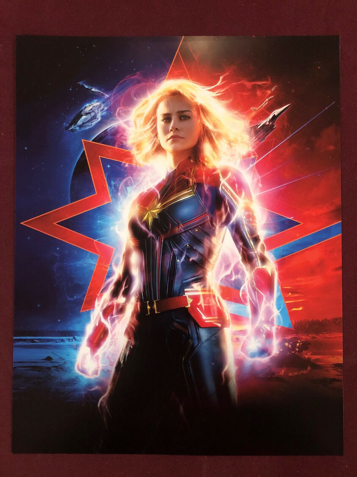 Captain Marvel Movie Poster 11 X 14" NM Shipped Flat Marvel Infinity ...