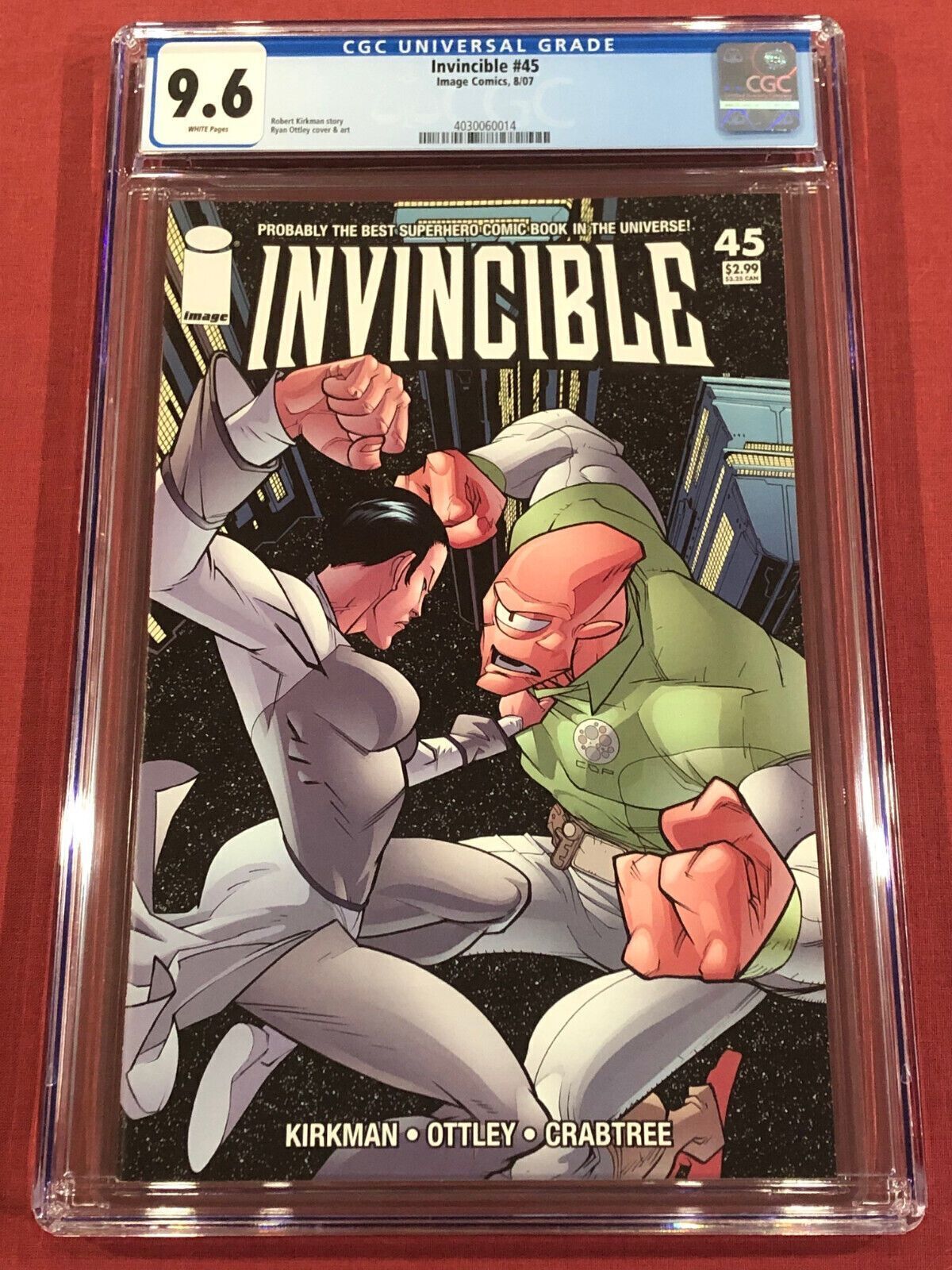 Invincible 45 CGC 9.6 2007 Robert Kirkman Netflix TV Animated Series ...