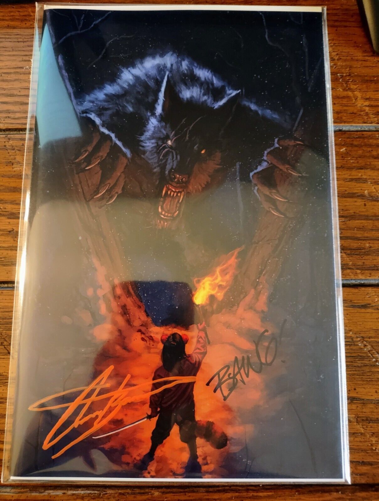 Little Red Ronin 1 NM Aaron Bartling Virgin Variant Double Signed With ...