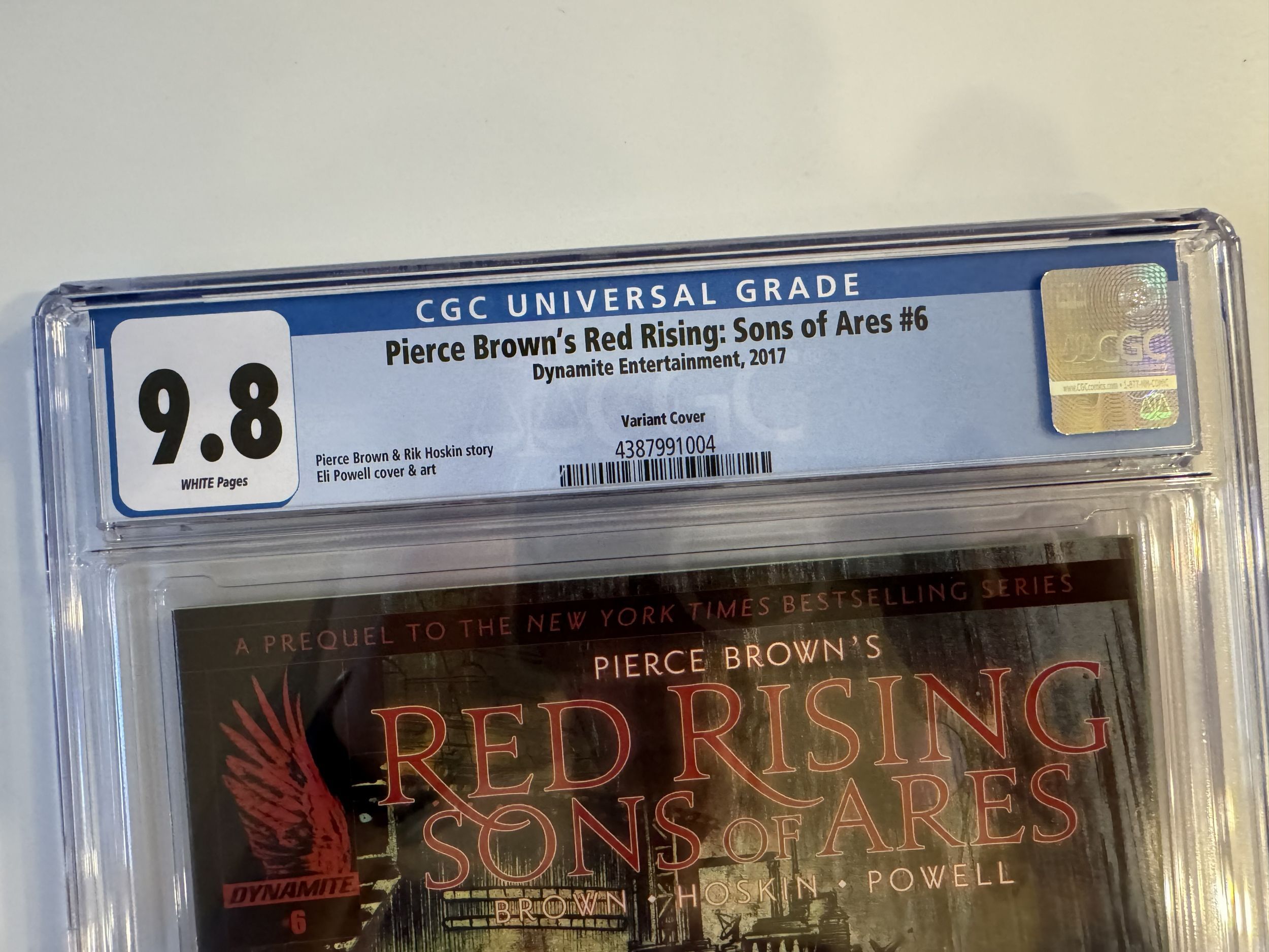Red Rising Sons Of Ares 6 CGC 9.8 - Only 1 CGC Consensus Dynamite ...