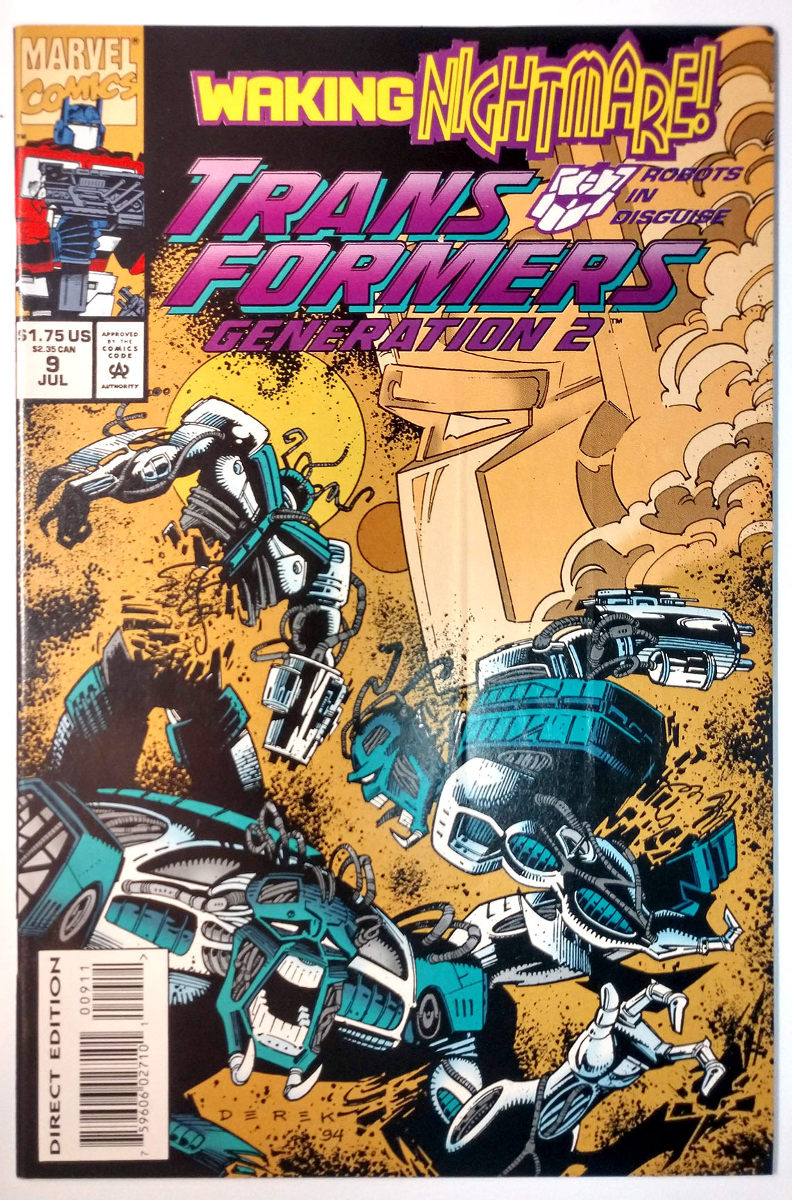 Transformers: Generation 2 #9 (9.4, 1994) | Comic Books - Modern Age ...