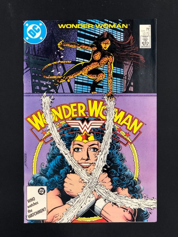 Wonder Woman #9 (1987) 1st App and Origin of Barbara Minerva as the 3rd ...