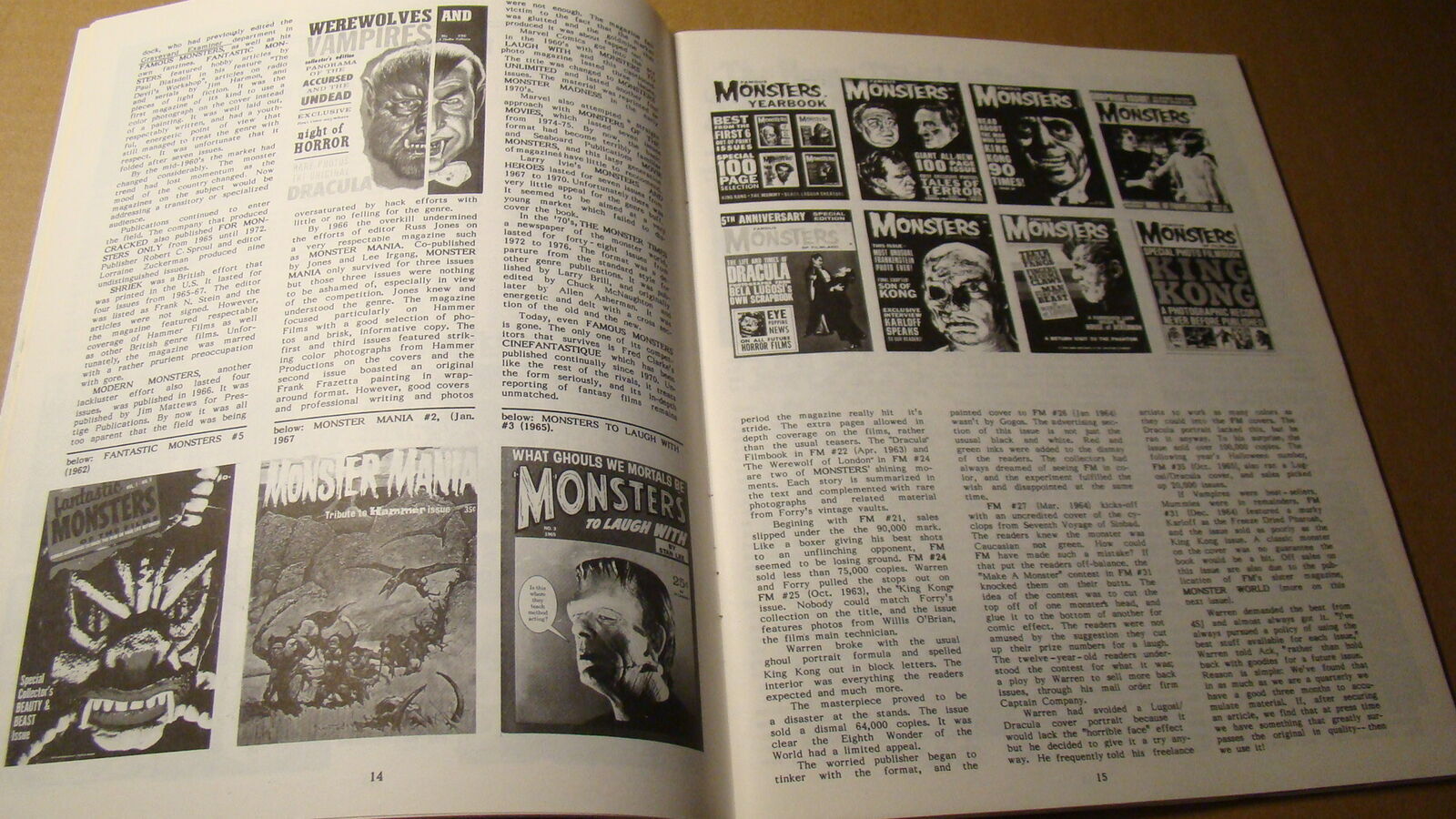 Pure Images 1 *Hi-Gr* *Scarce* Forrest Ackerman Famous Monsters Warren ...