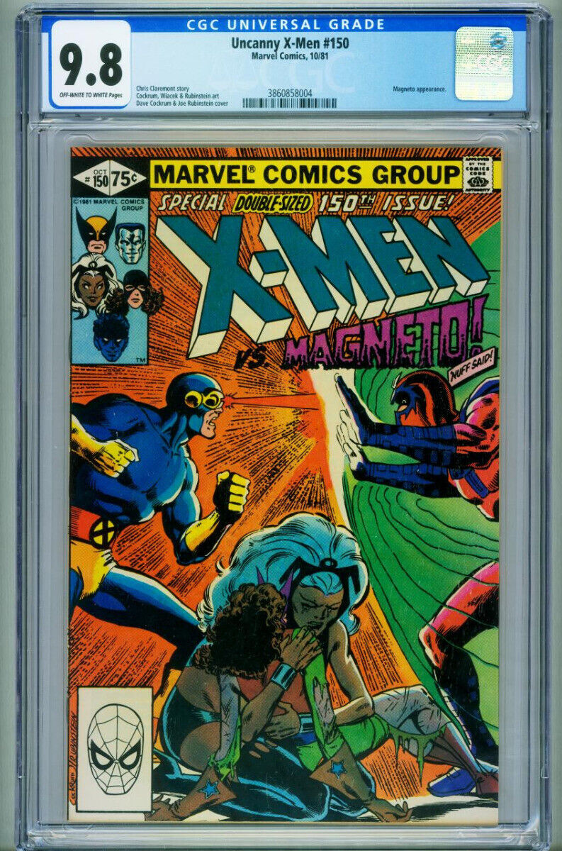 X-MEN #150 CGC 9.8 comic book MAGNETO 1981-MARVEL-3860858004 | Comic ...