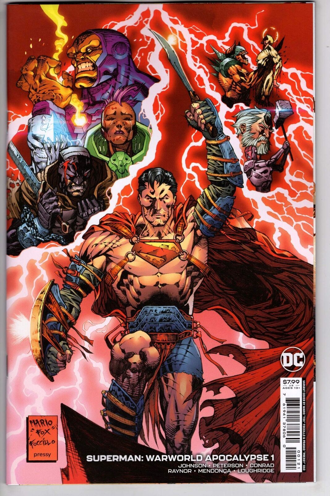 Superman Warworld Apocalypse #1 (One Shot) Cover B Mario Fox Foccillo ...
